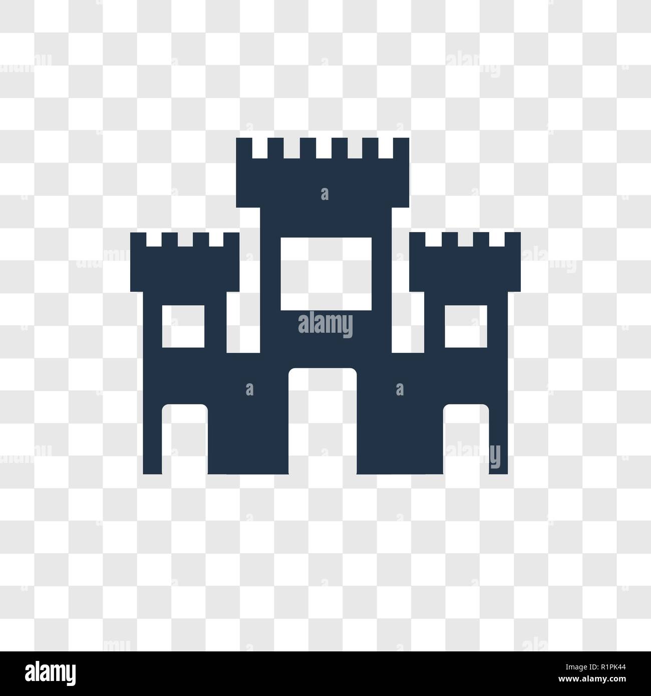 Solomon Temple In Jerusalem vector icon isolated on transparent ...