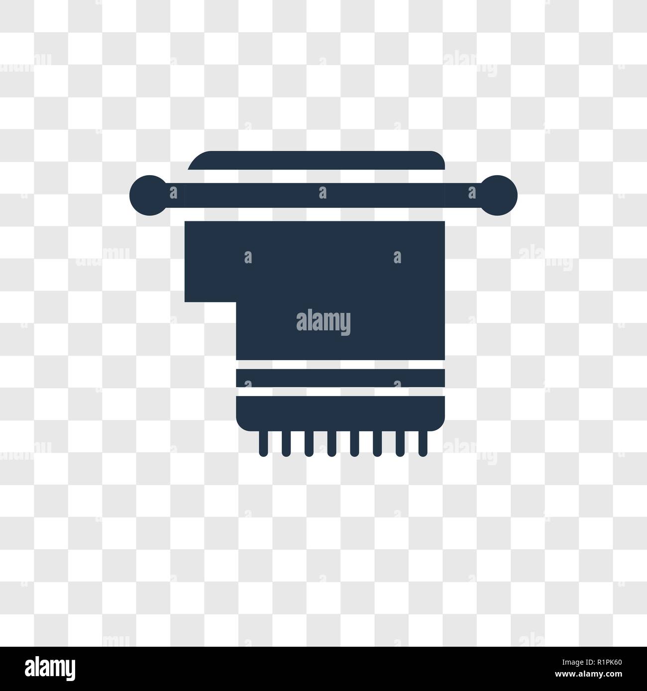 Tallit vector icon isolated on transparent background, Tallit ...