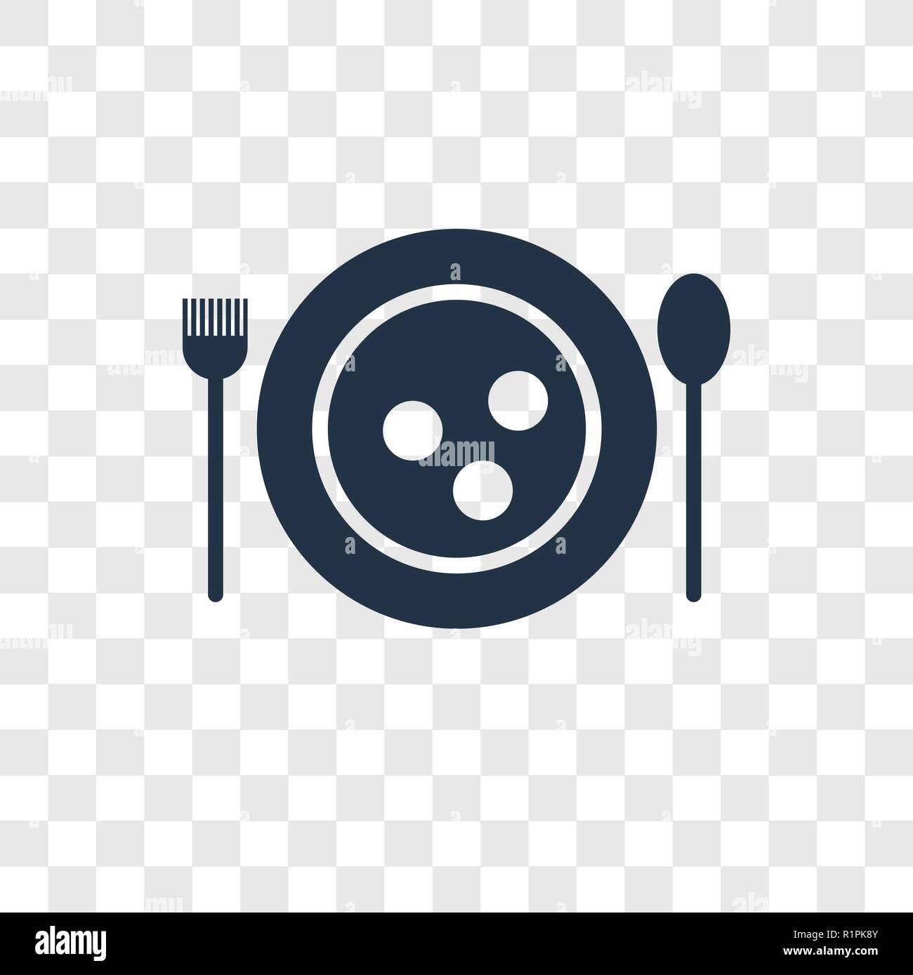 Matzo Ball Soup vector icon isolated on transparent background, Matzo ...