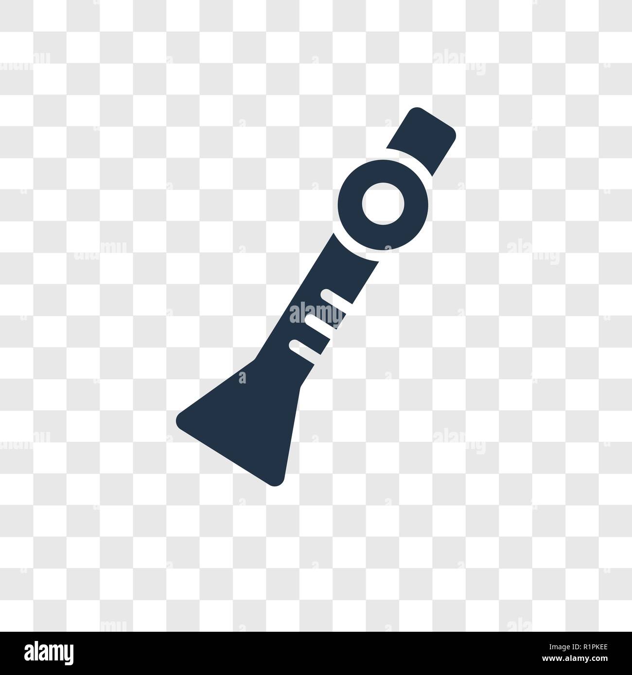 Shehnai vector icon isolated on transparent background, Shehnai ...