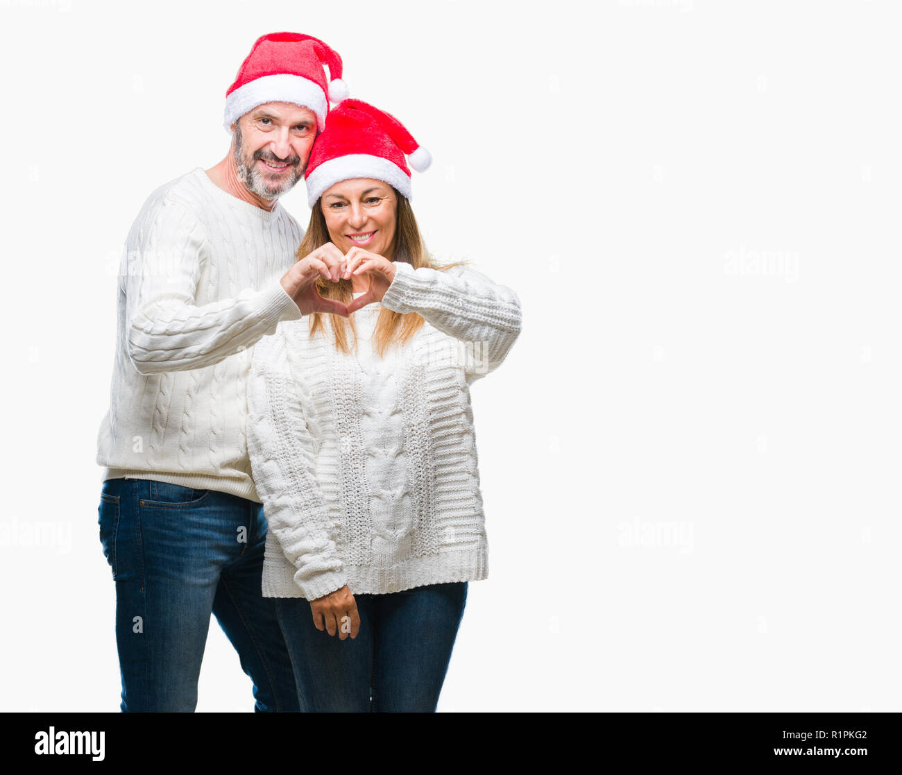 Romantic senior couple making Cut Out Stock Images & Pictures - Alamy