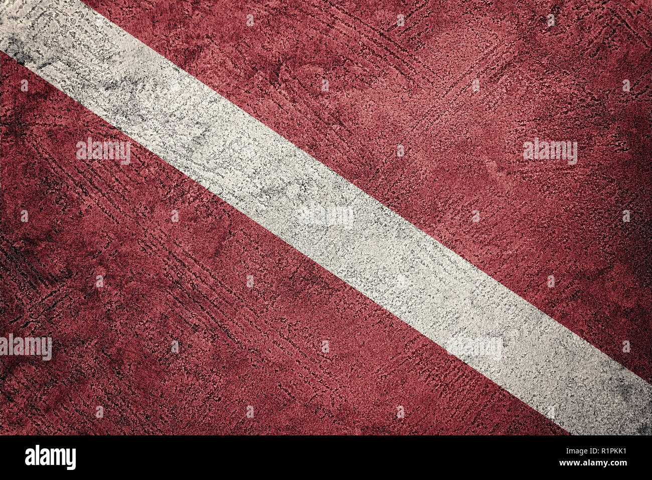 Vintage scuba flag hi-res stock photography and images - Alamy