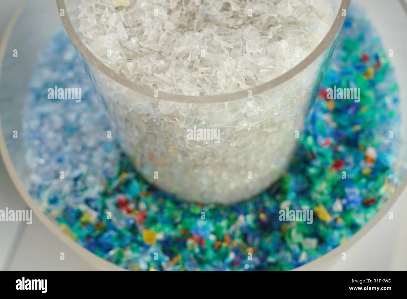 Microplastics in a glass container Stock Photo - Alamy