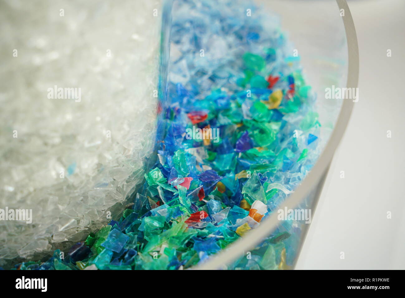 Microplastics in a glass container Stock Photo - Alamy