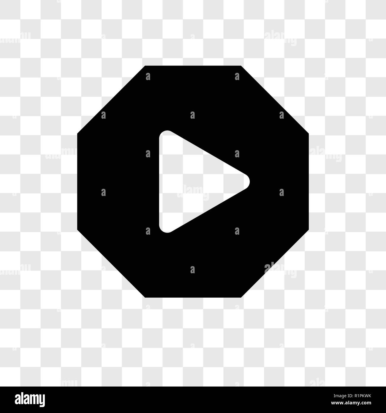 Right vector icon isolated on transparent background, Right ...