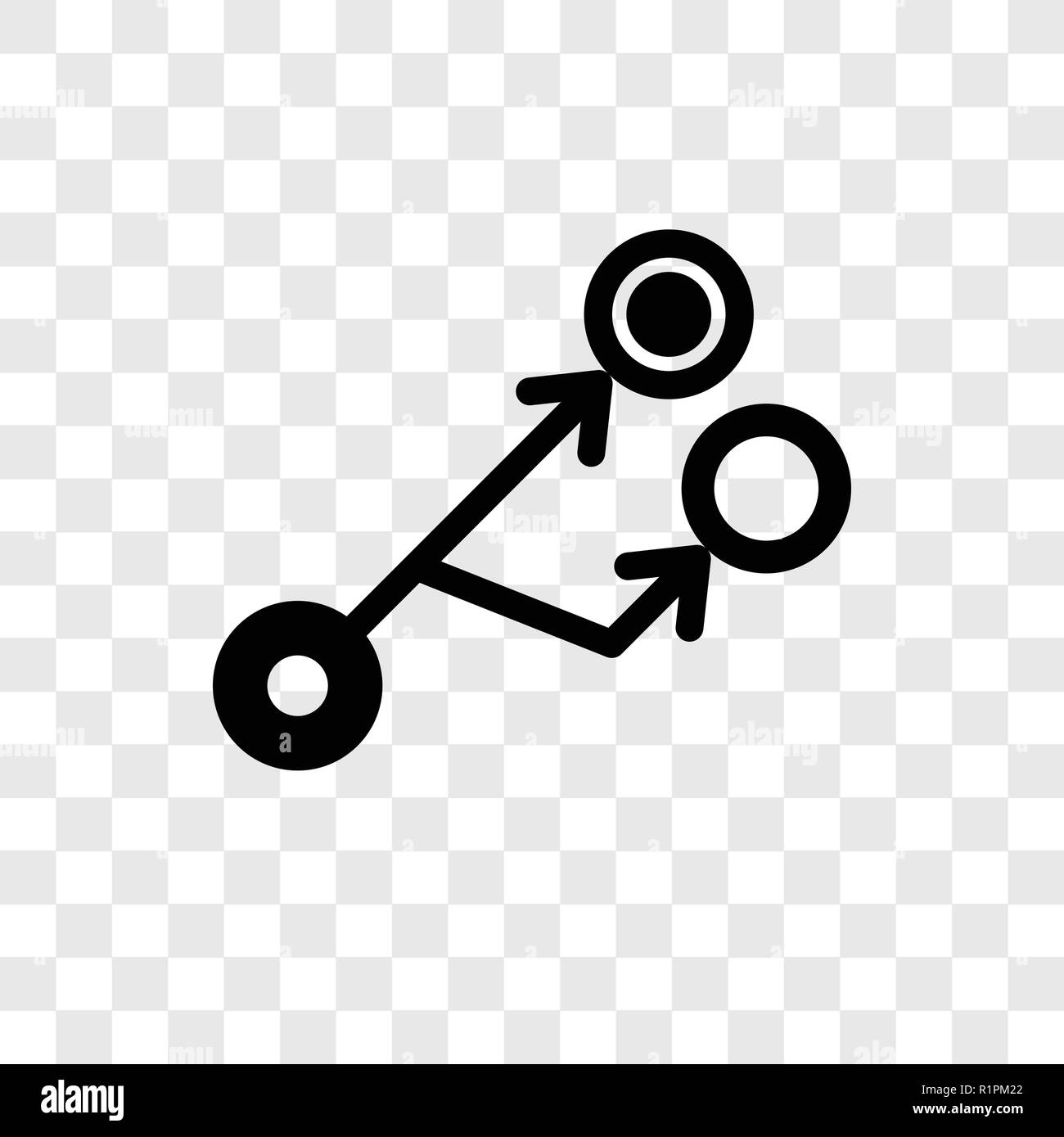 Divide vector icon isolated on transparent background, Divide ...