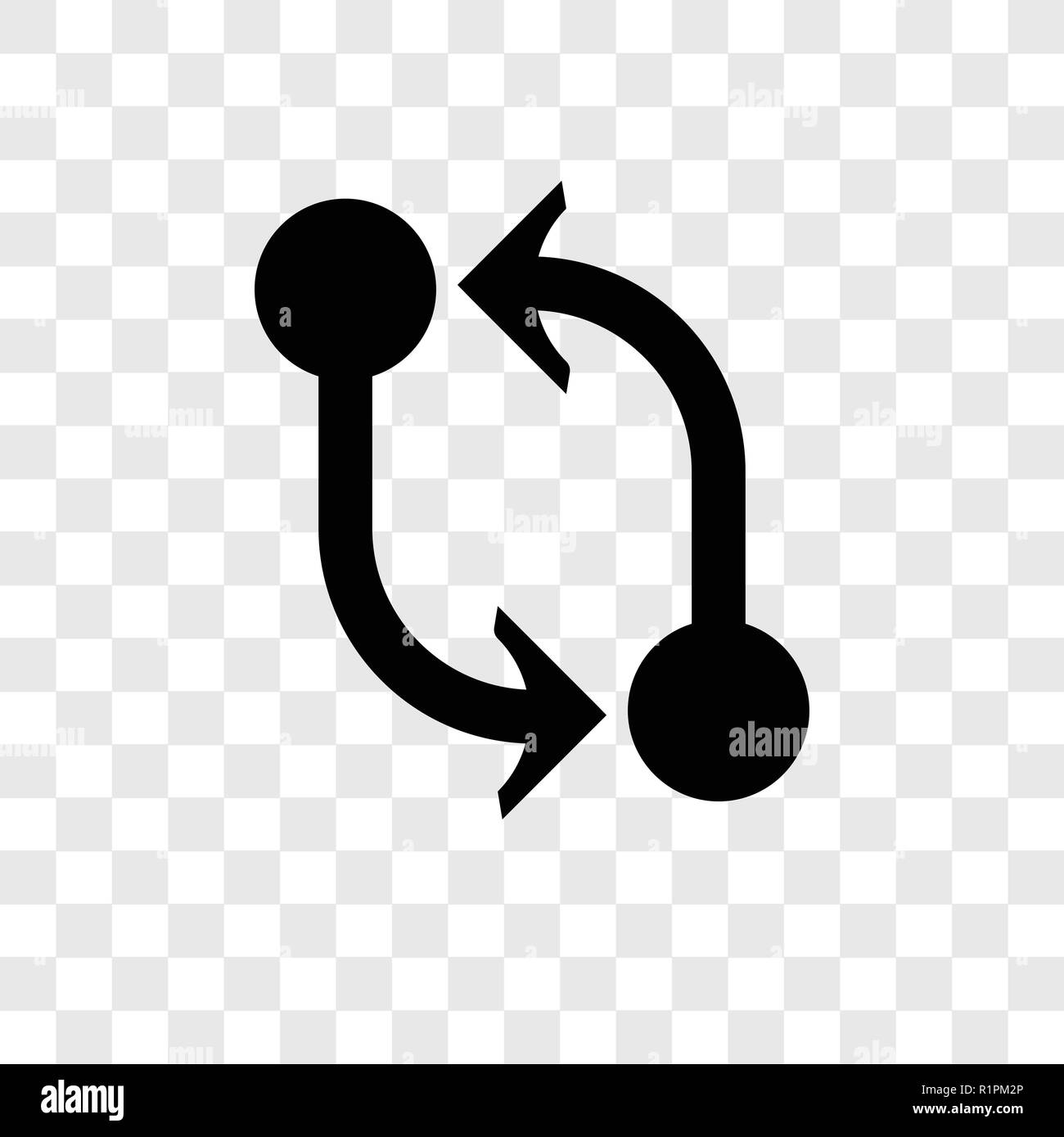 Circuit vector icon isolated on transparent background, Circuit ...