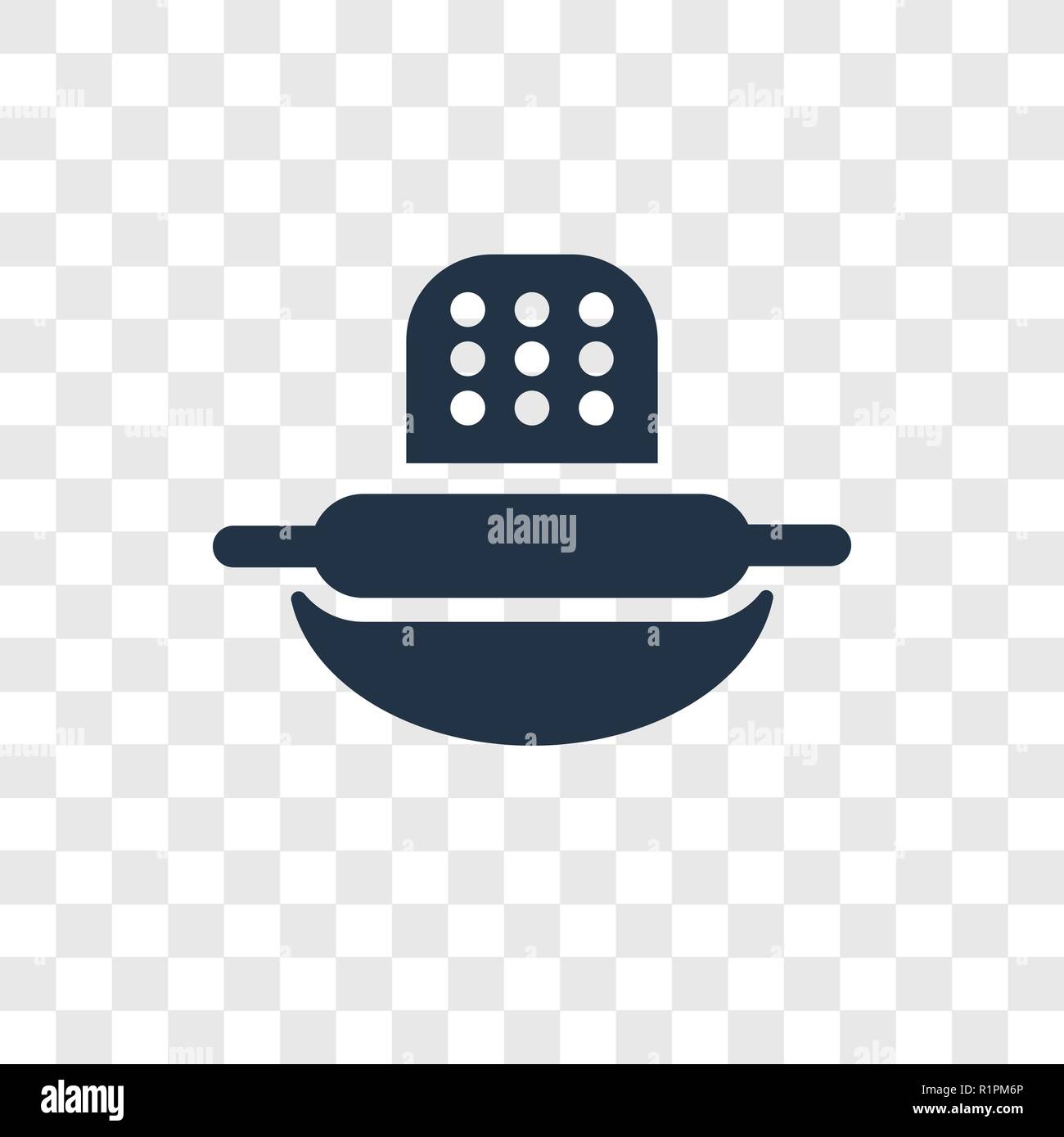 Dough vector icon isolated on transparent background, Dough ...