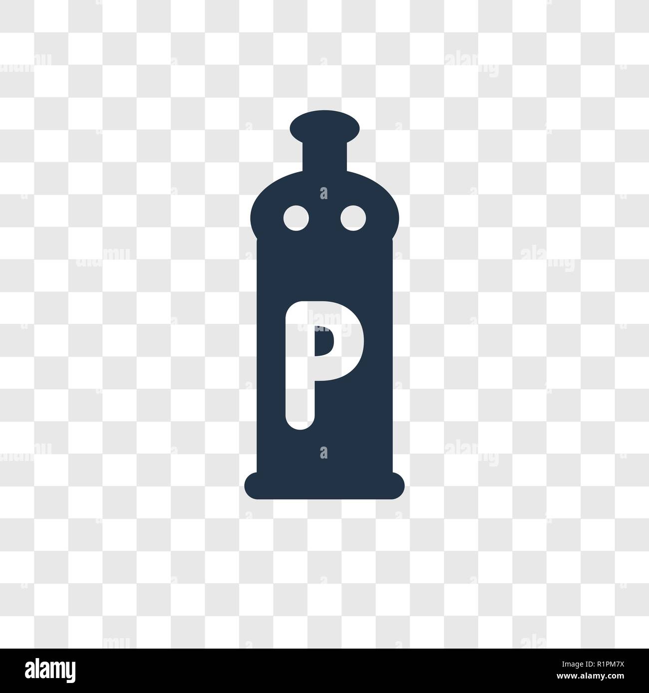 Pepper vector icon isolated on transparent background, Pepper ...
