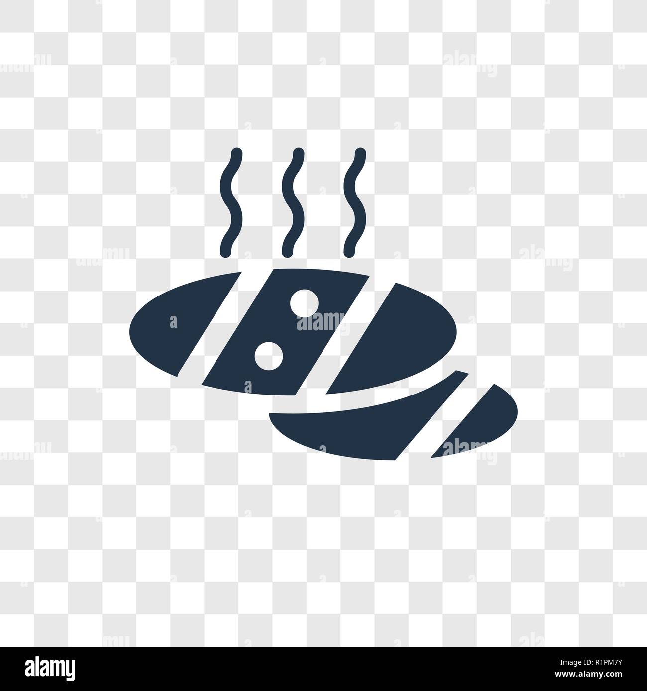 Bread vector icon isolated on transparent background, Bread ...