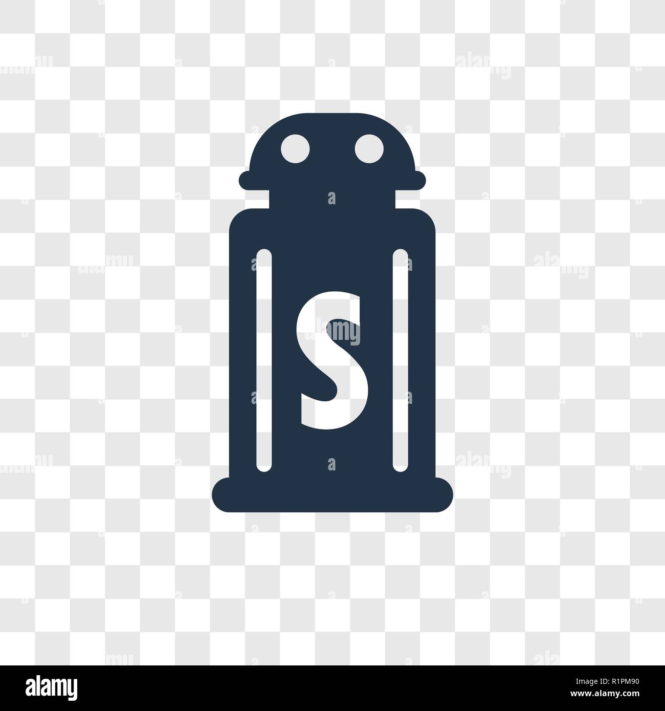 Salt vector icon isolated on transparent background, Salt transparency ...