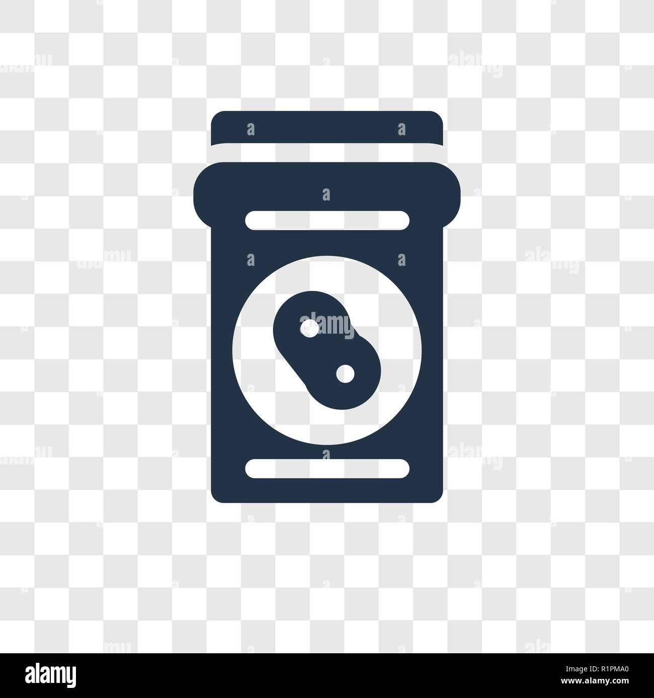 Beans vector icon isolated on transparent background, Beans ...