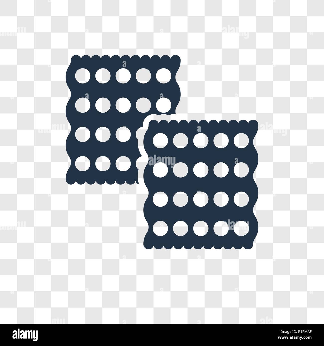 Biscuit vector icon isolated on transparent background, Biscuit ...