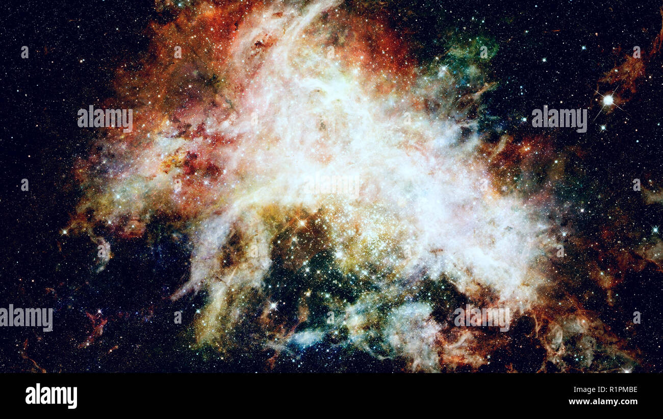 Nebula and galaxy in space. Infinity sky. Elements of this image ...