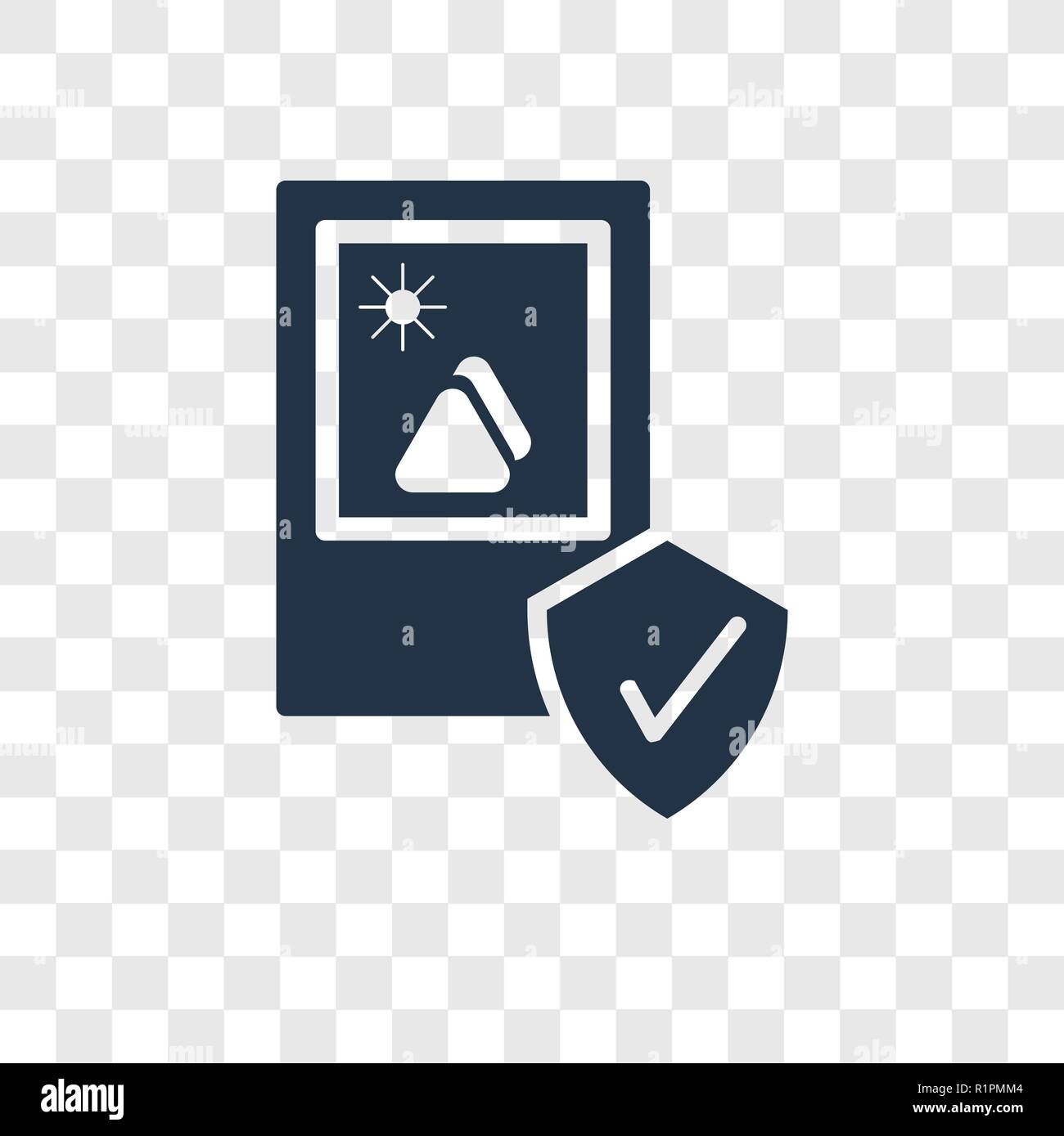 Photo vector icon isolated on transparent background, Photo ...