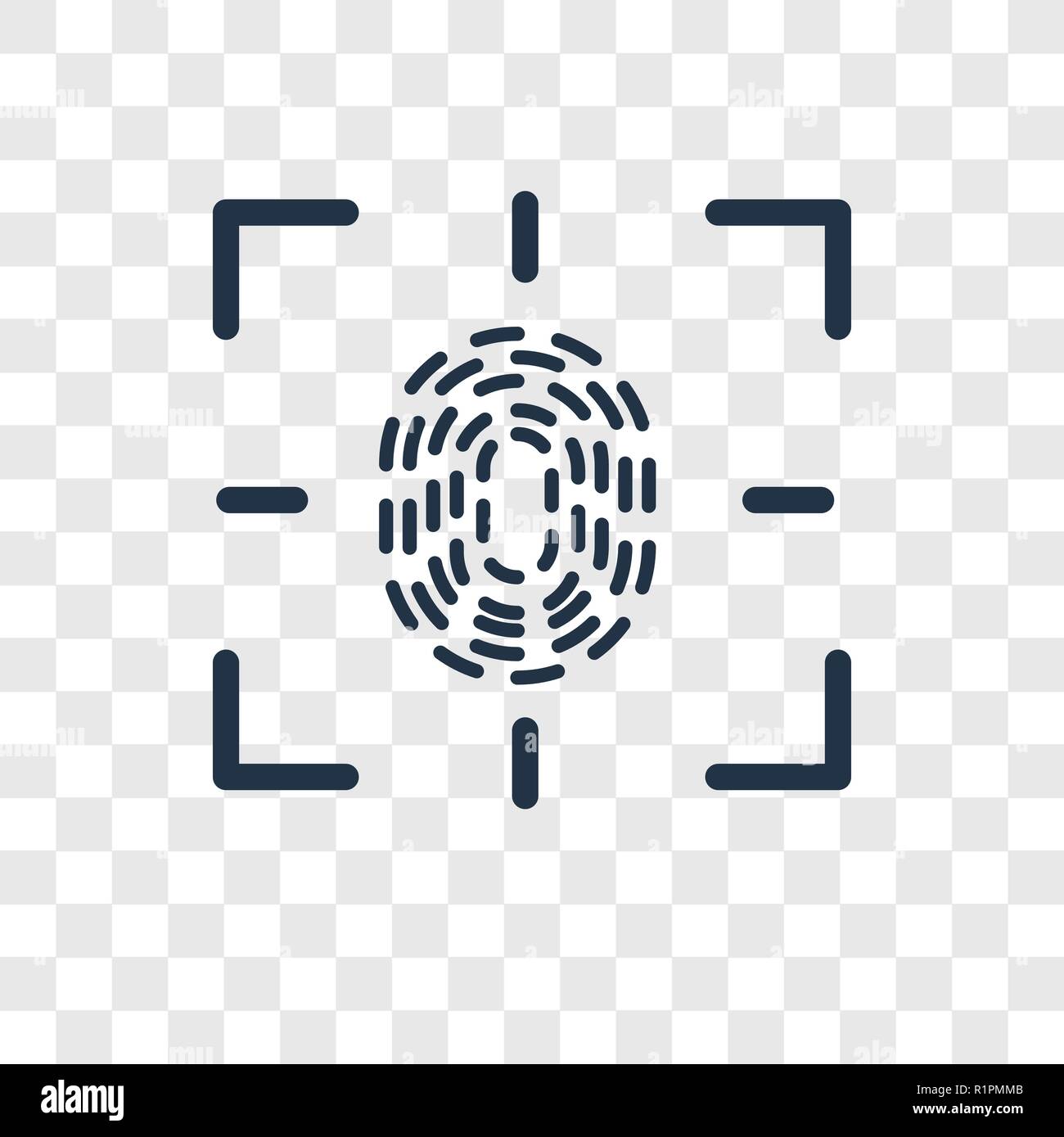 Finger vector icon isolated on transparent background, Finger ...