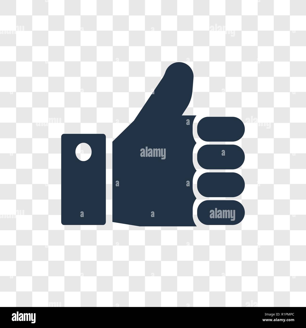 Right to objection vector icon isolated on transparent background ...