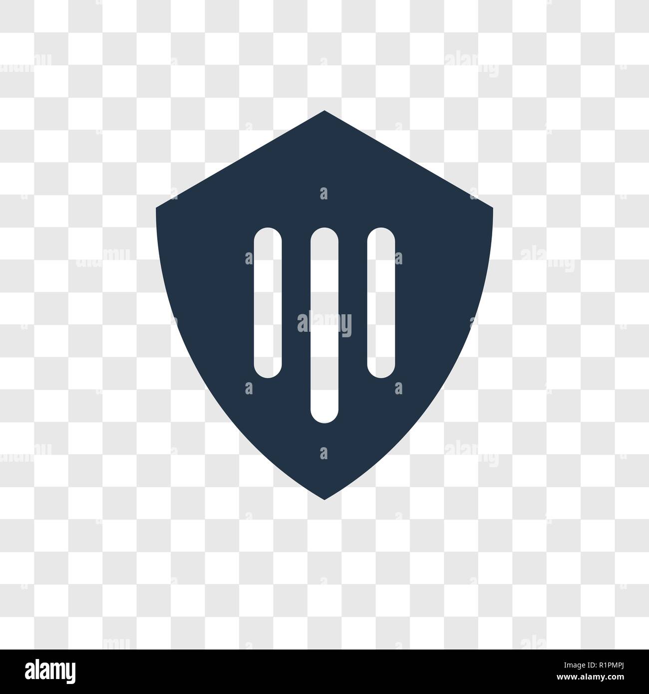 Protection vector icon isolated on transparent background, Protection ...