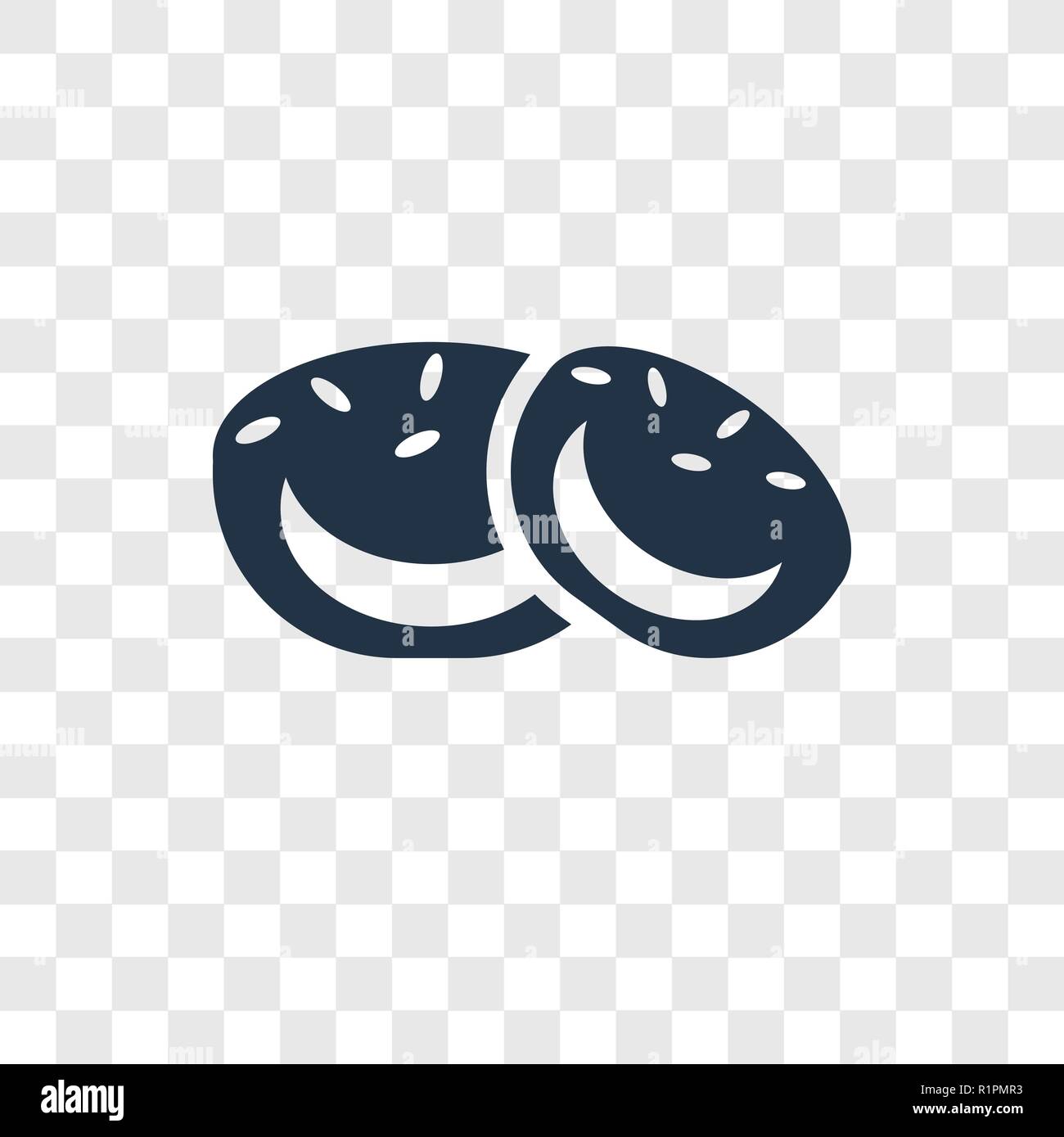 Cookie vector icon isolated on transparent background, Cookie ...