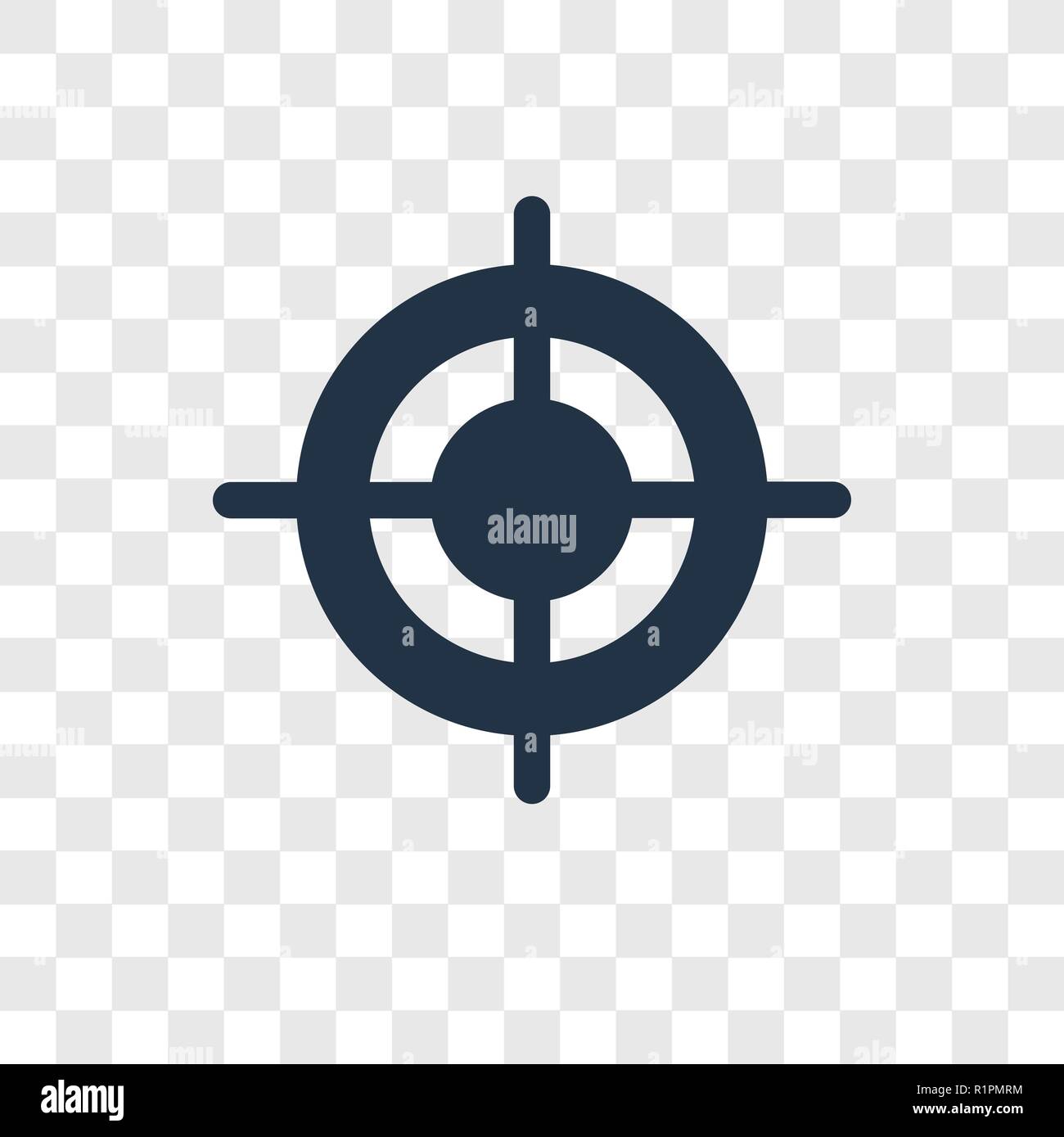 Target vector icon isolated on transparent background, Target ...