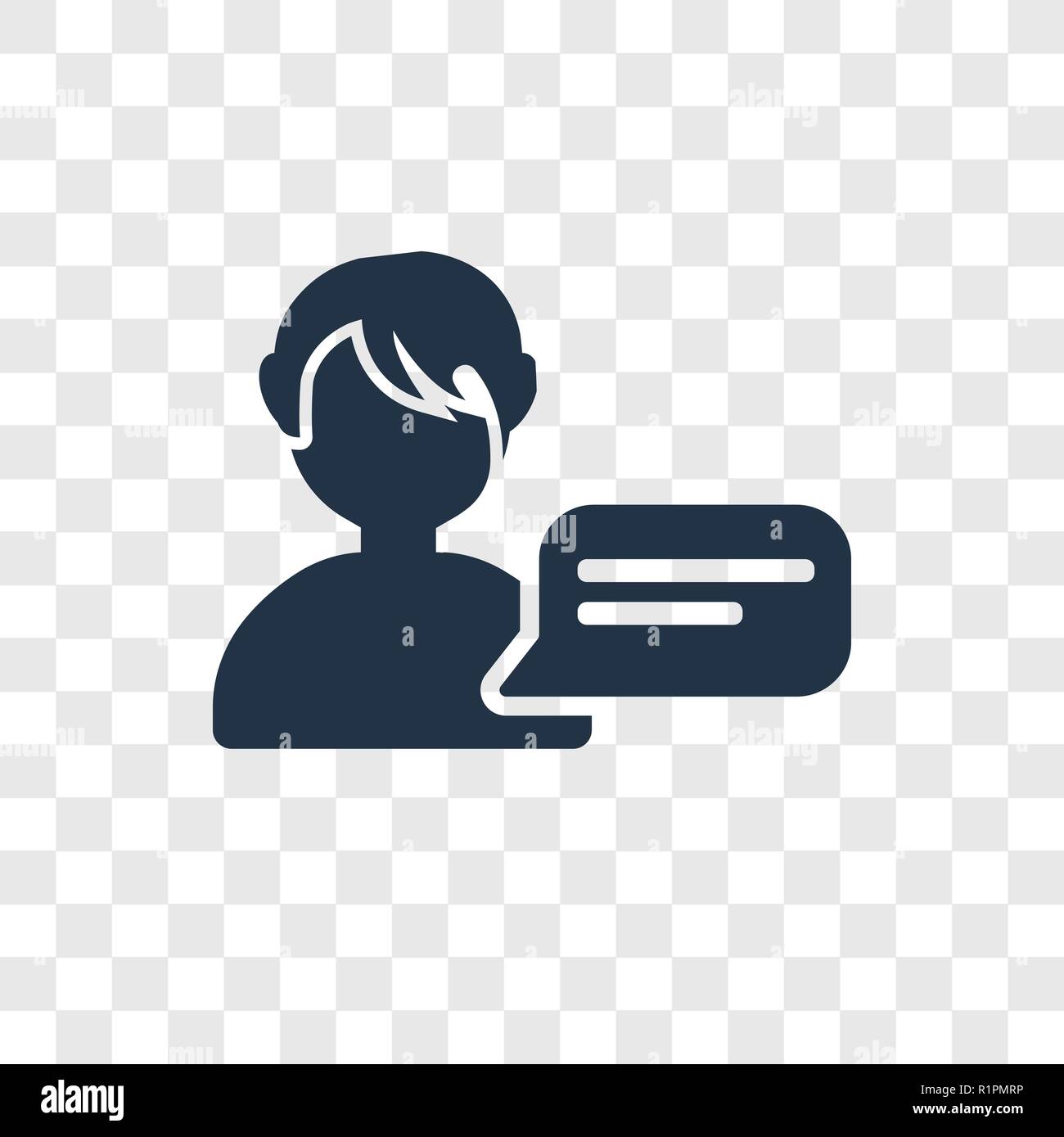 Profiling vector icon isolated on transparent background, Profiling ...