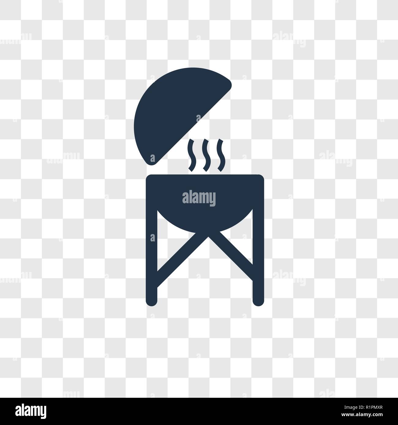 Bbq vector icon isolated on transparent background, Bbq transparency ...