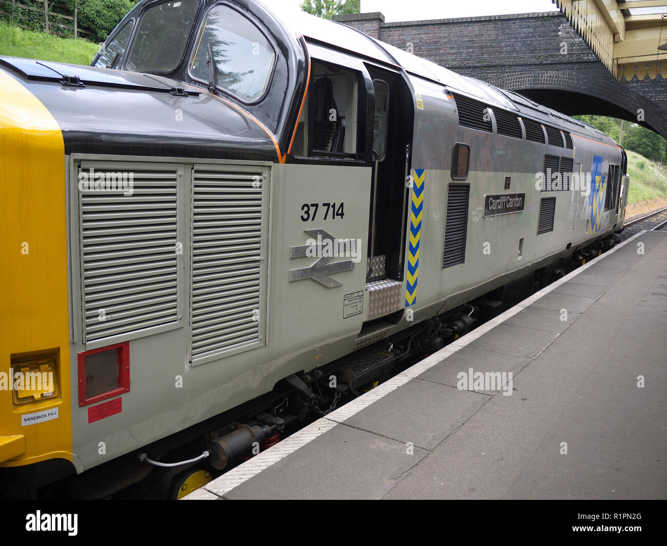 Class 37 diesel locomotive on the Great Central Railway Stock Photo - Alamy