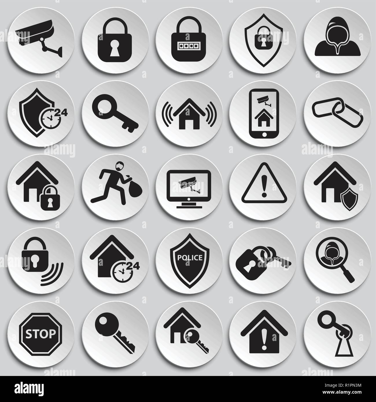 Home security system check Stock Vector Images - Alamy