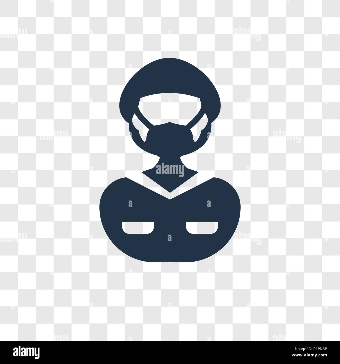 Surgeon vector icon isolated on transparent background, Surgeon ...