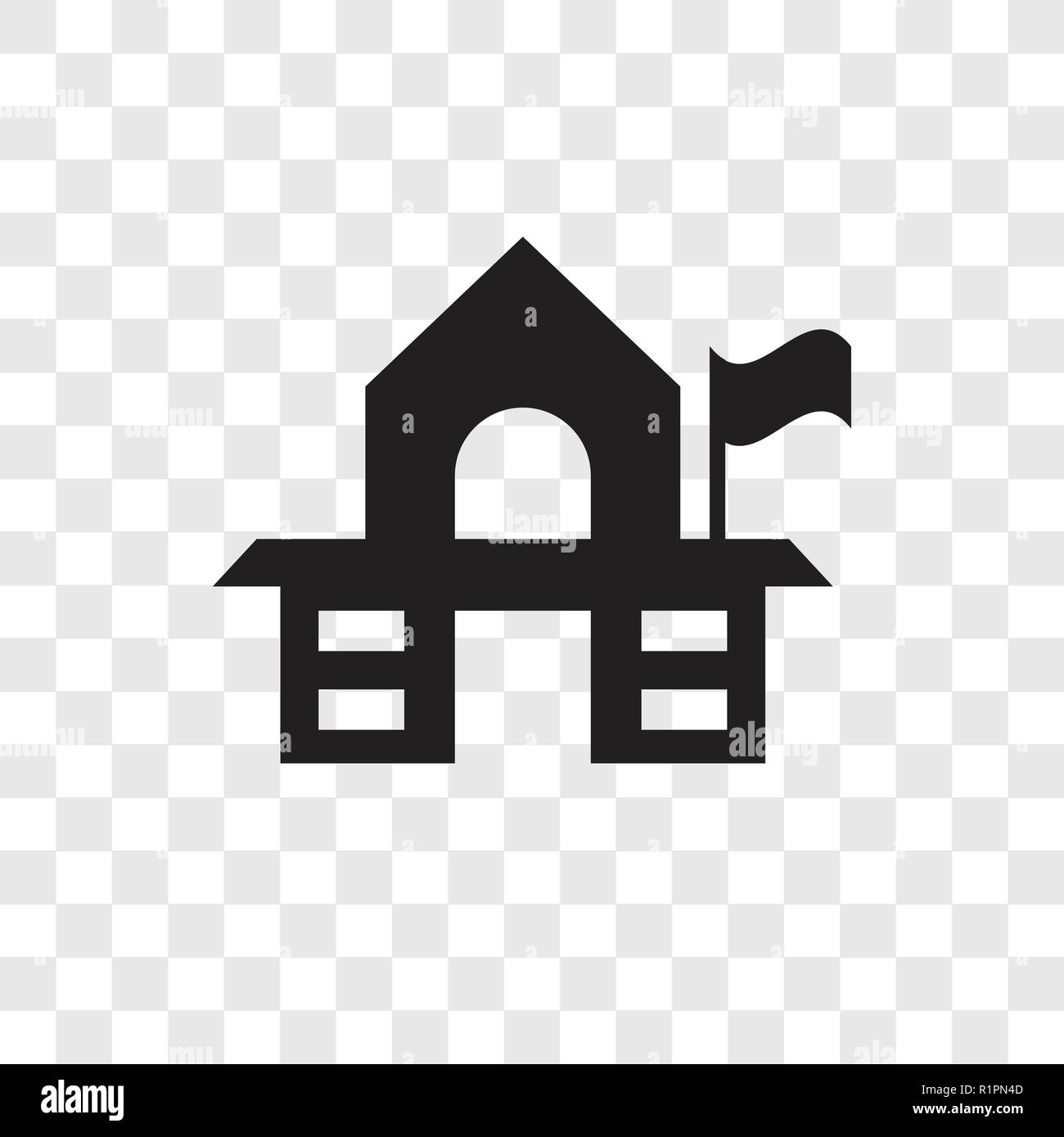 Old School vector icon isolated on transparent background, Old School ...