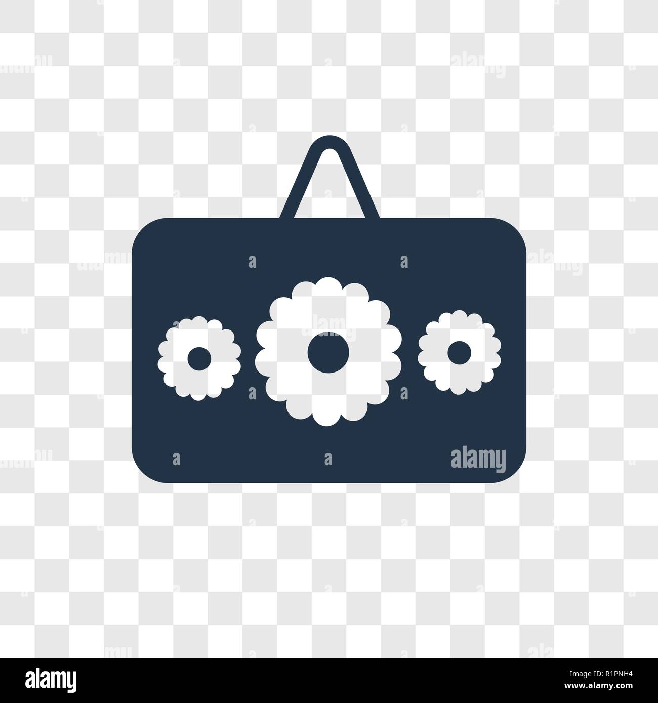 Picture vector icon isolated on transparent background, Picture ...