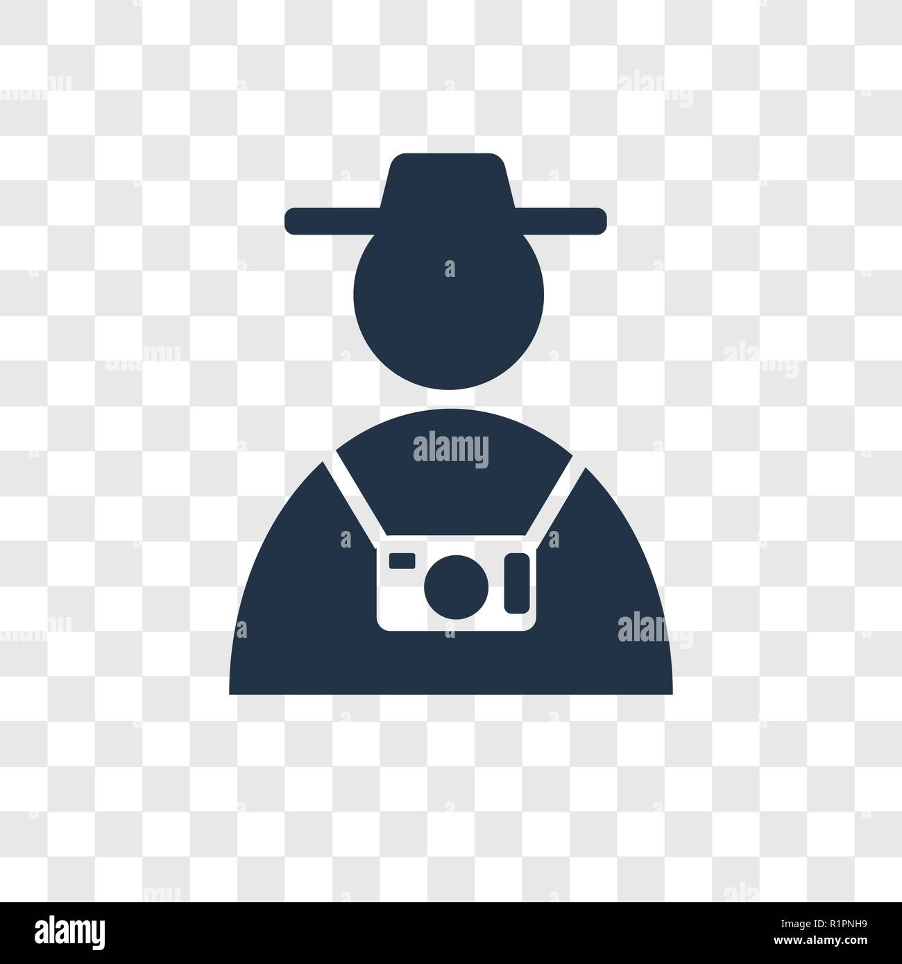 Guide vector icon isolated on transparent background, Guide ...