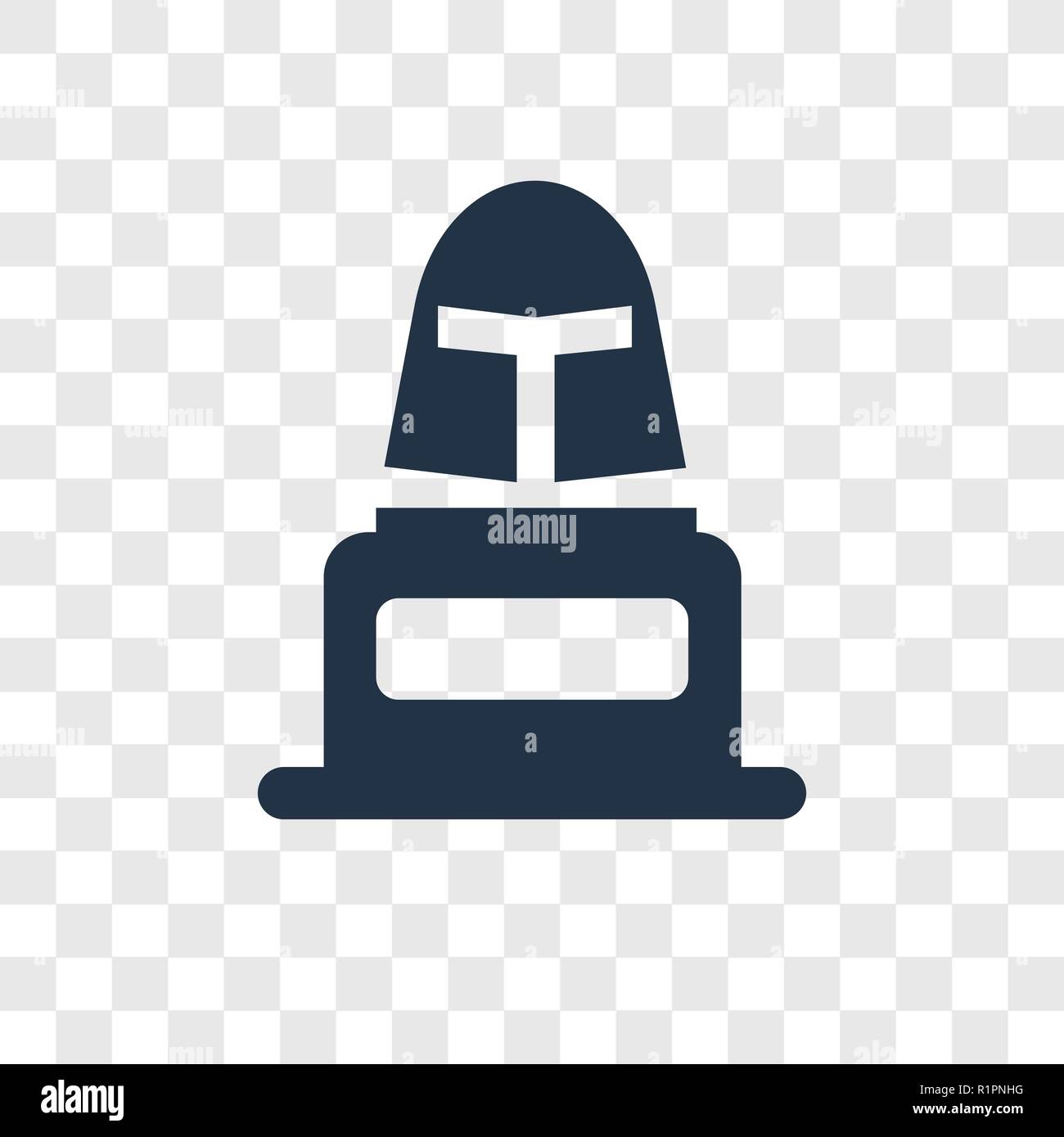 Helmet vector icon isolated on transparent background, Helmet ...