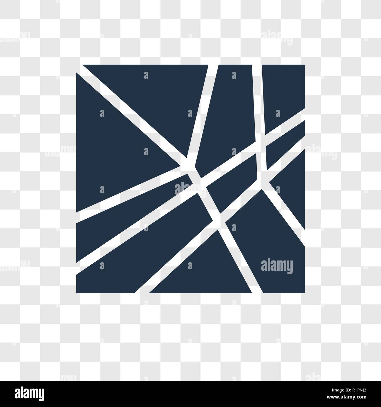 Map vector icon isolated on transparent background, Map transparency ...