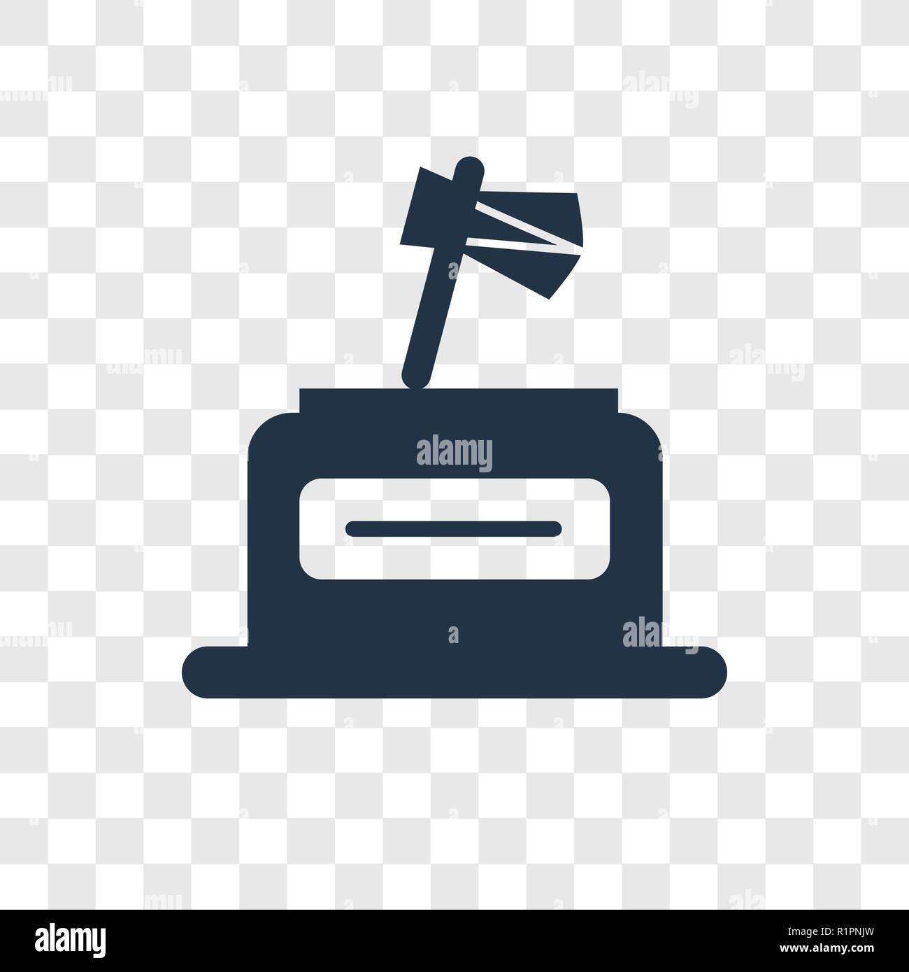 Axe vector icon isolated on transparent background, Axe transparency ...