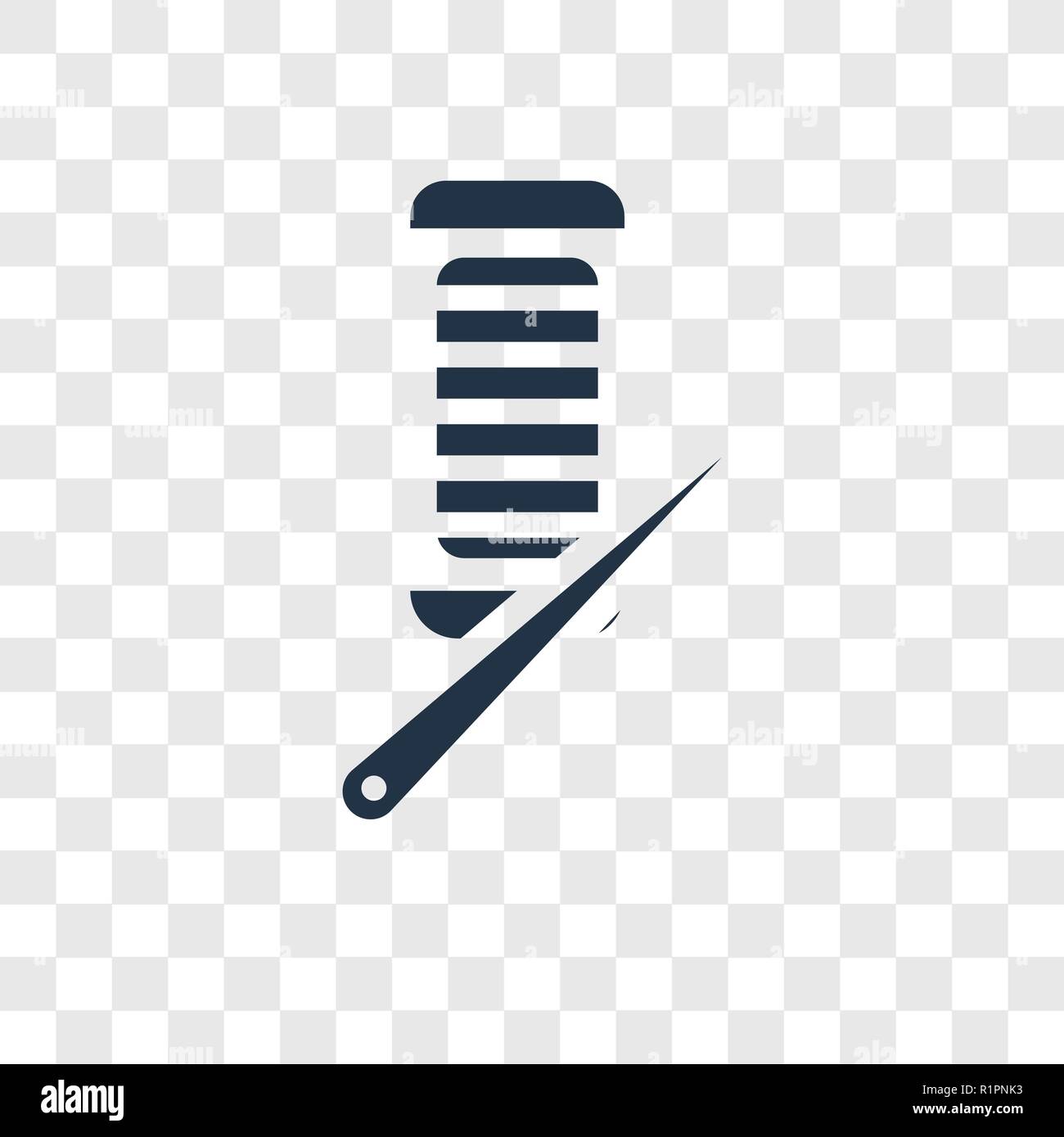 Knitting vector icon isolated on transparent background, Knitting ...