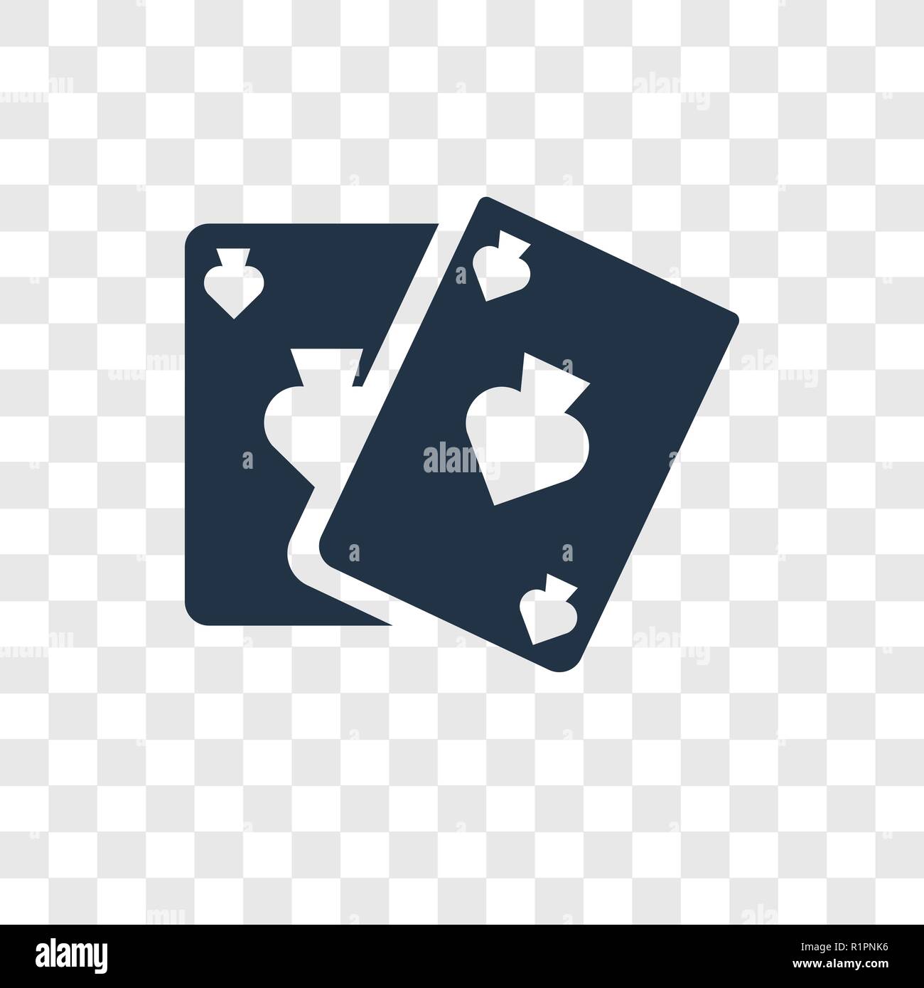 Card vector icon isolated on transparent background, Card transparency ...