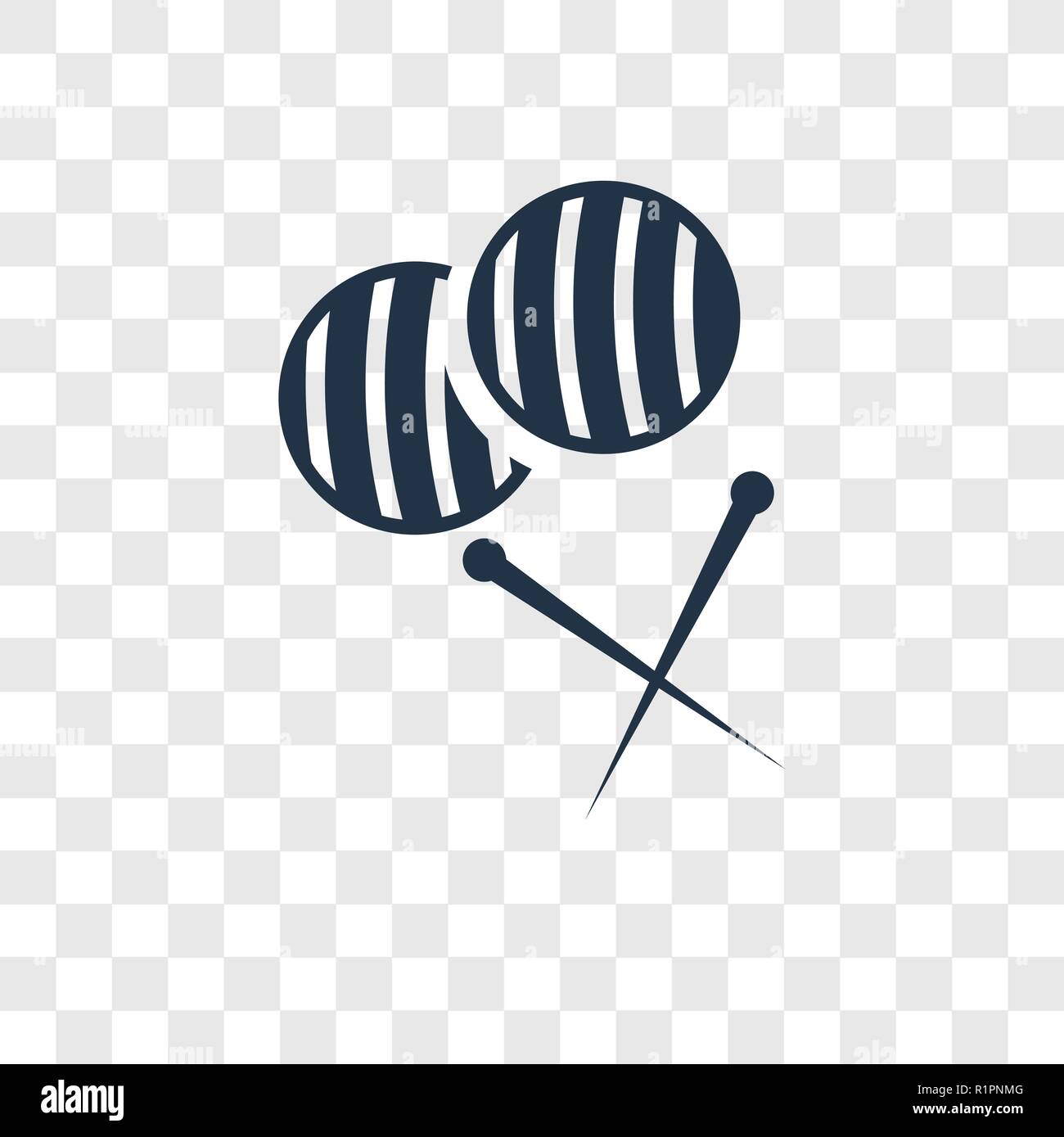 Sewing vector icon isolated on transparent background, Sewing ...