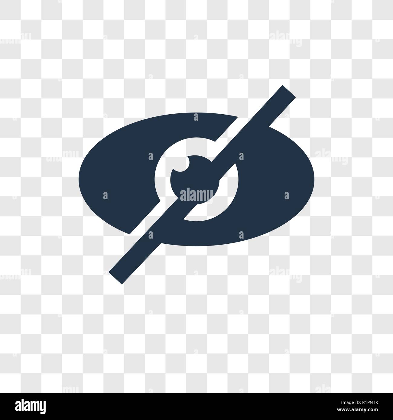 Visible vector icon isolated on transparent background, Visible ...