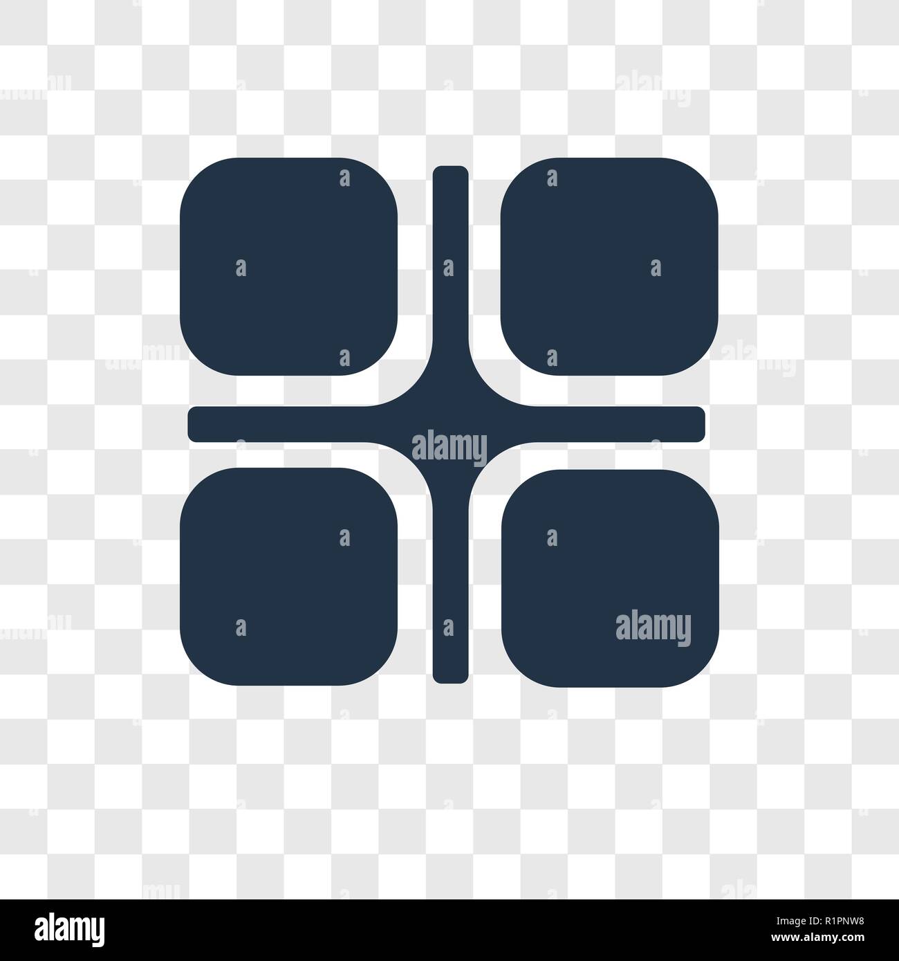 Layout vector icon isolated on transparent background, Layout ...