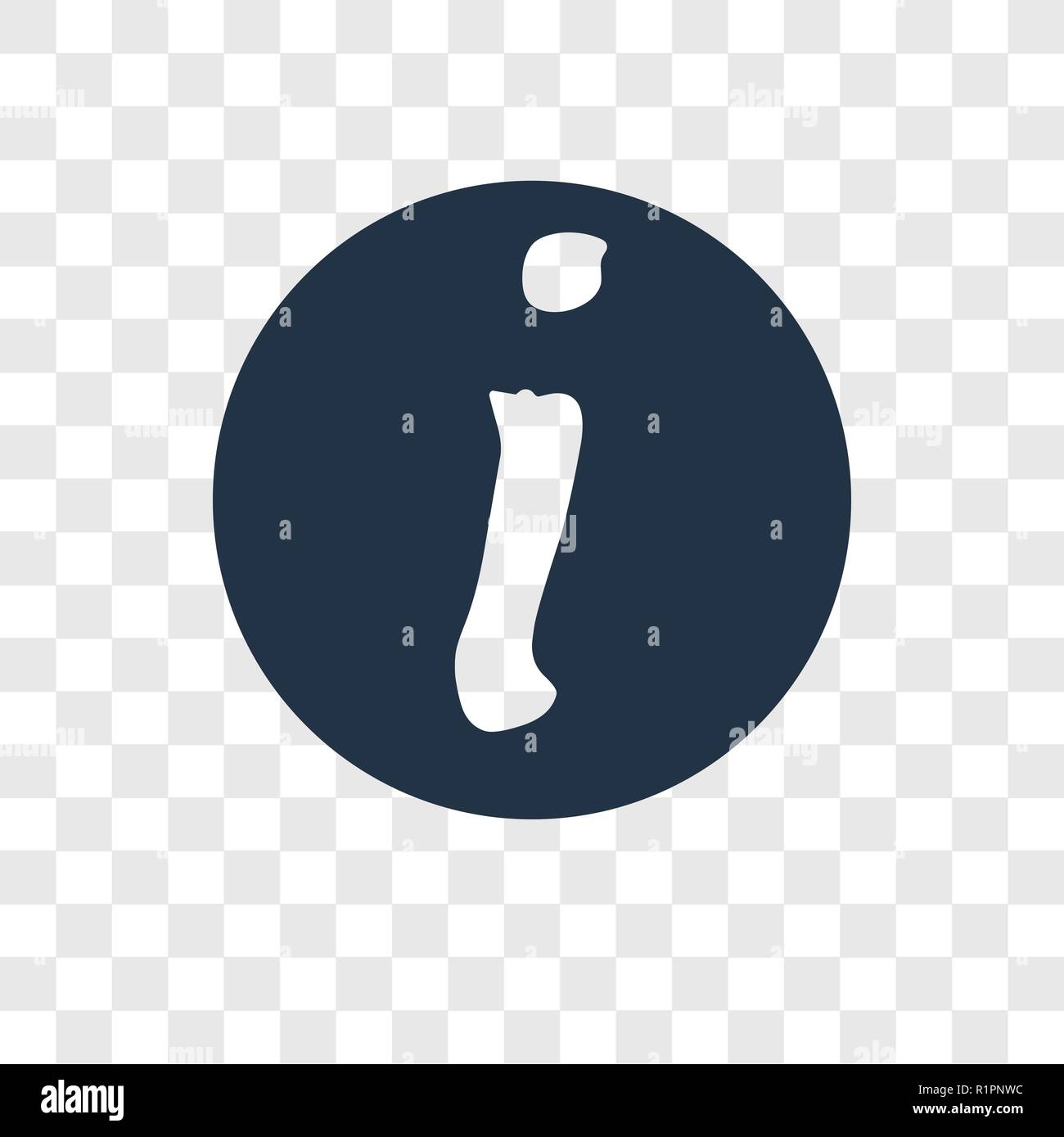 Info vector icon isolated on transparent background, Info transparency ...