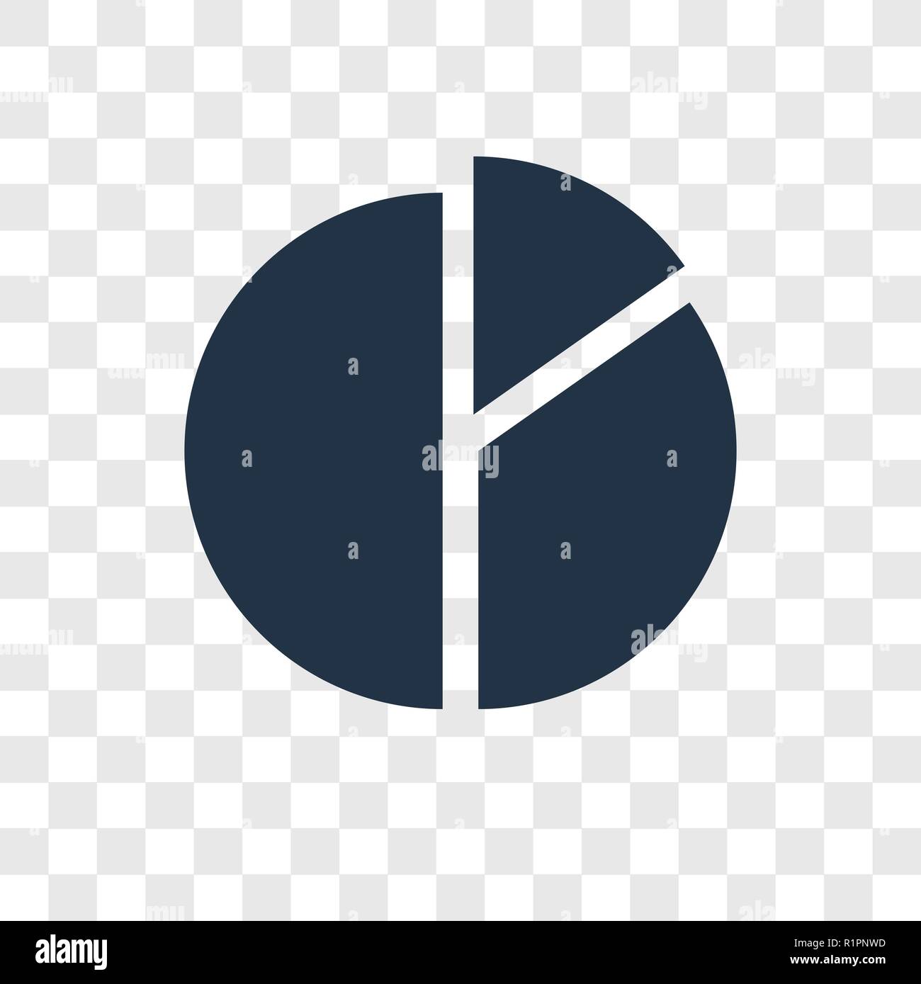 Stats vector icon isolated on transparent background, Stats ...