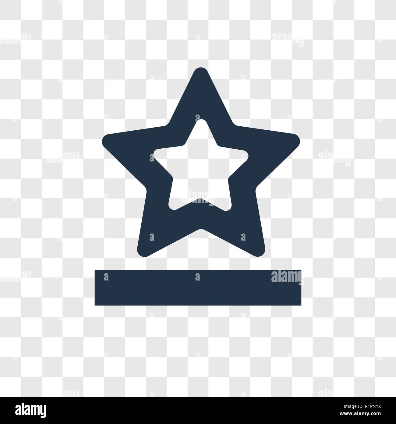 Favorite vector icon isolated on transparent background, Favorite ...