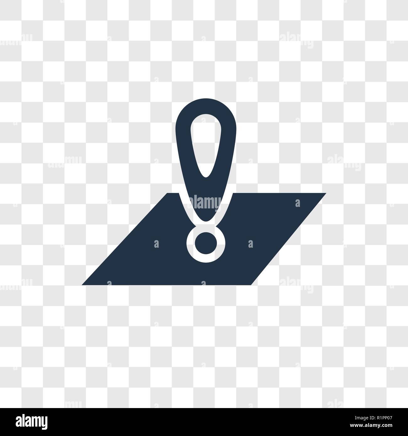 Map vector icon isolated on transparent background, Map transparency ...