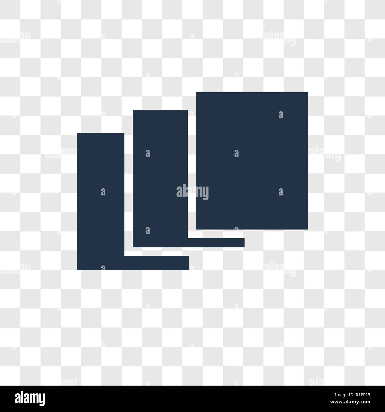 Layer vector icon isolated on transparent background, Layer ...