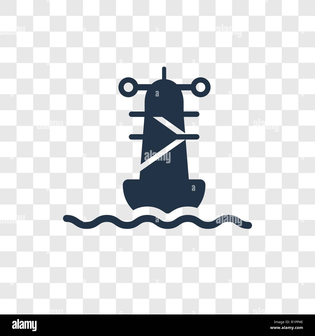 Buoy vector icon isolated on transparent background, Buoy transparency ...