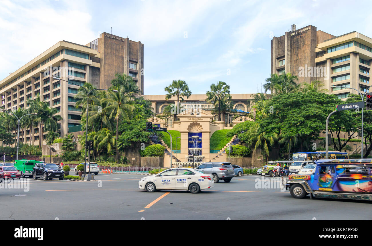 Peninsula hotel makati manila philippines hi-res stock photography and ...