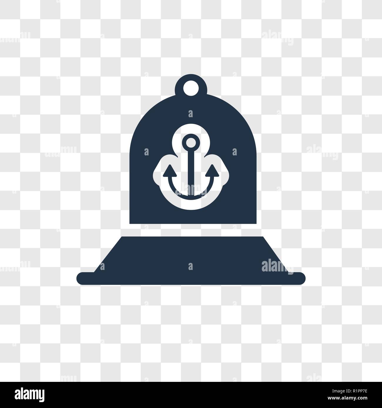 Bell vector icon isolated on transparent background, Bell transparency ...