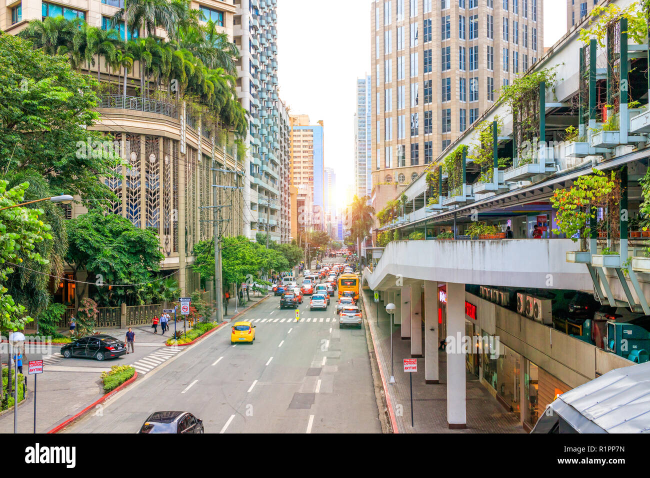 Makati avenue, manila hi-res stock photography and images - Alamy