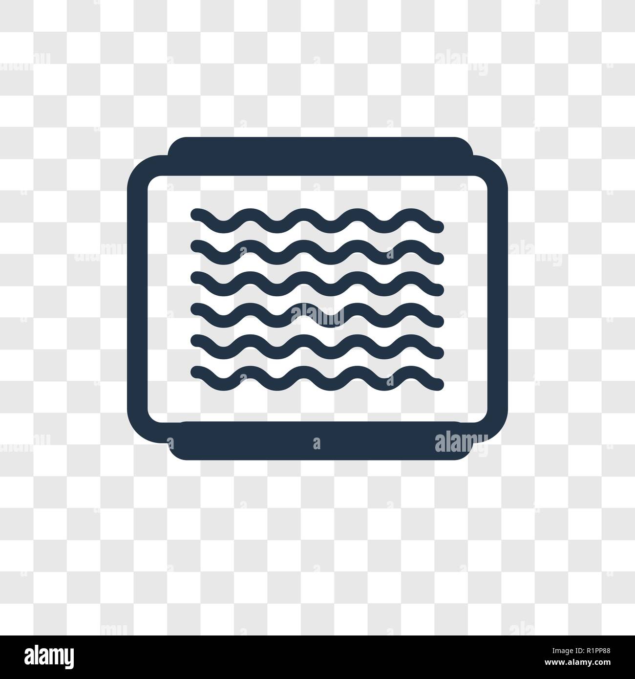 Ocean Waves vector icon isolated on transparent background, Ocean Waves ...